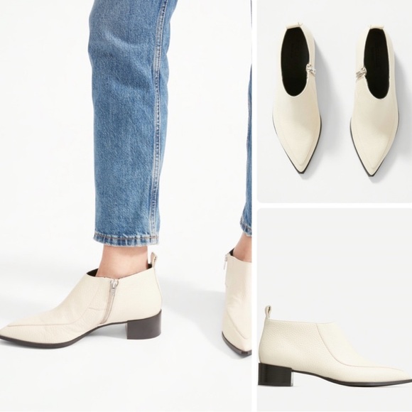 Everlane | Shoes | Everlane The Boss Boot Pebble Leather Pointed Toe ...